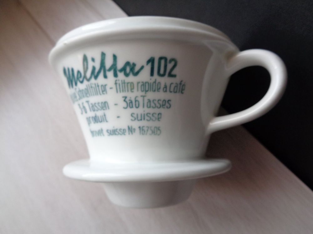 MELITTA 102 KAFFEE-FILTER LANGENTHAL 1936 8 LOCH ANTIK | Kaufen auf Ricardo