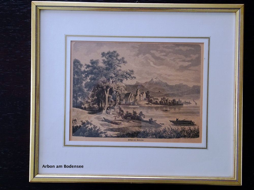 Holzstich "Arbon am Bodensee" (Gebraucht) in Arbon für CHF 50 – mit Lieferung auf Ricardo kaufen