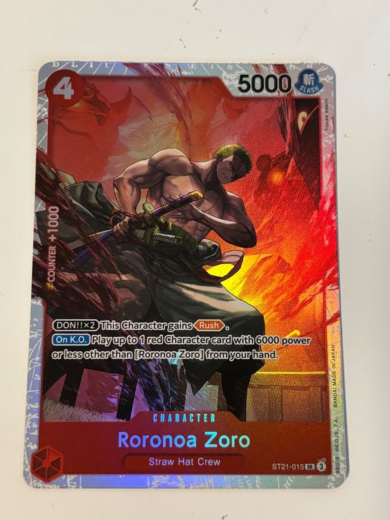 Roronoa Zoro ST21-015 (One Piece TCG) | Kaufen auf Ricardo
