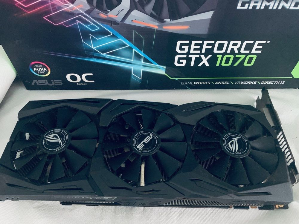 ASUS GeForce GTX 1070 STRIX O8G GAMING (Defekt) in Dübendorf für CHF 176 – mit Lieferung auf ...