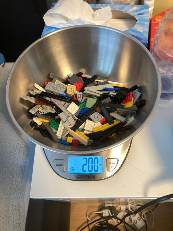 200 Gramm ganz flache dünne Lego Plättlis | Kaufen auf Ricardo