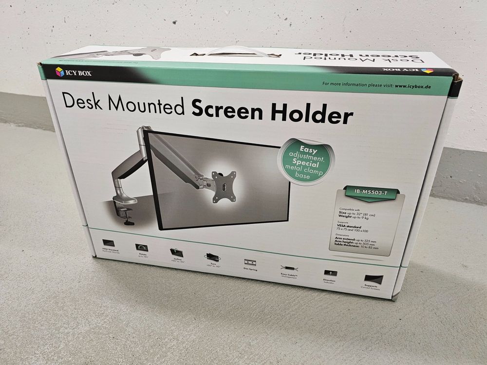 Monitorhalterung Icy Box IB-MS503-T (Neu (gemäss Beschreibung)) in ...