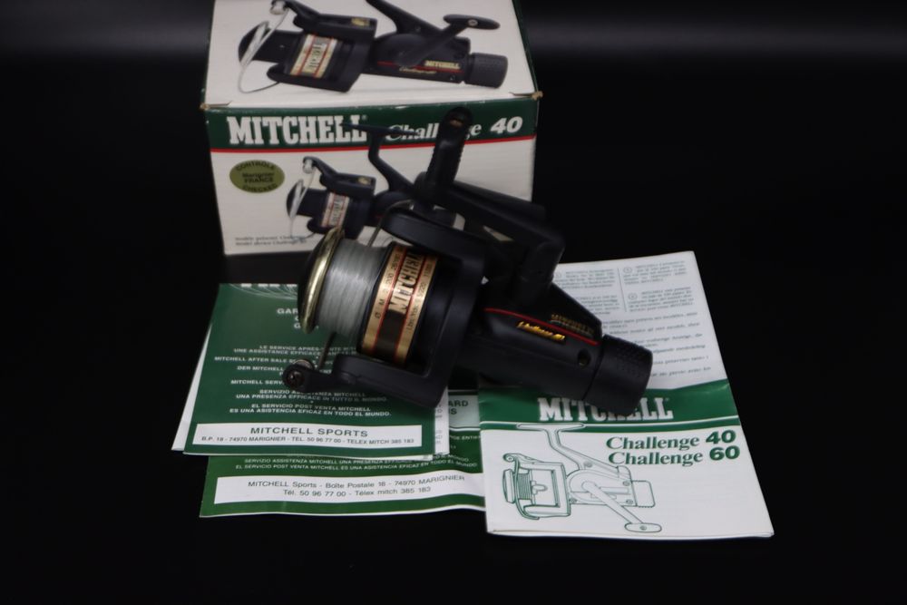 Rare - MITCHELL Challenge 40 Rear Drag Reel Angelspule (Gebraucht) in ...