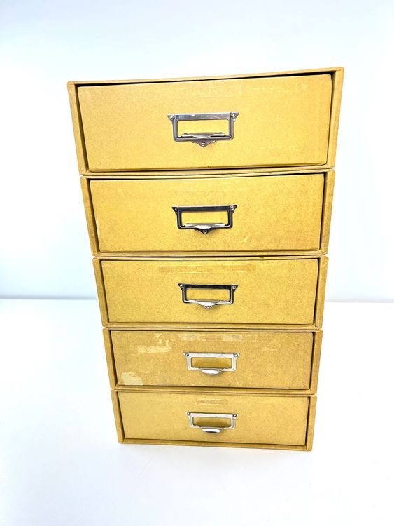 5 Kultige Vintage CAWA Büro Ablage / Archiv-Boxen | Kaufen auf Ricardo