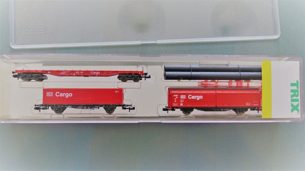 E Eisenbahn Trix 13982 3 x Güterwagen | Kaufen auf Ricardo