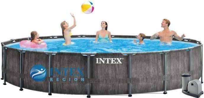 INTEX GREYWOOD Framepool 549x122cm! Mit Sandfilter Top NEU! (Neu und ...