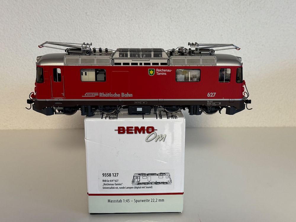 Rhb Bemo Spur 0m Ge 4/4 II 627 Reichenau-Tamins SOUND, neu (Neu (gemäss ...