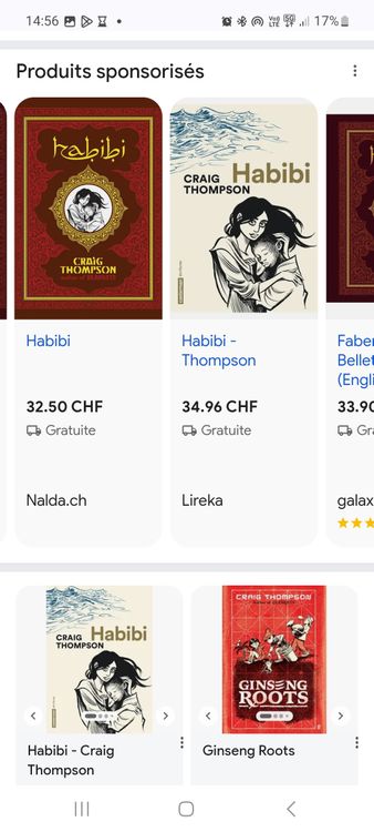 Habibi par Craig Thompson, BD en noir et blanc (Neu (gemäss ...
