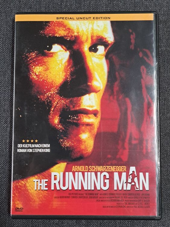 DVD The Running Man UNCUT mit Arnold Schwarzenegger (Neu (gemäss ...