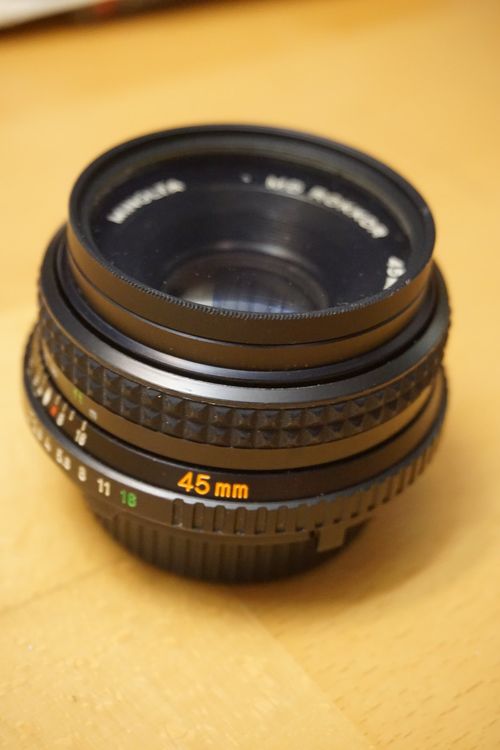 Minolta MD Rokkor 45mm 1:2 49mm Durchm. TOP !!!!!!!!!!!! (Gebraucht) in ...