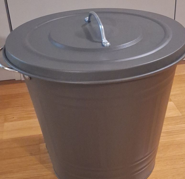 IKEA KNODD Bin with Lid – Grey, 16L – Excellent Condition (Gebraucht ...