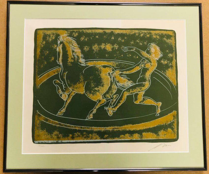 Akt mit Pferd von Hans Erni (ID 6388) (Gebraucht) in Gelterfingen für CHF 54 – mit Lieferung auf ...