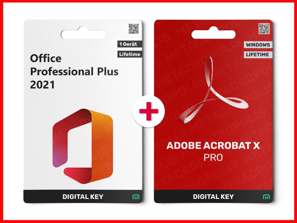 Office Professional Plus 2021 + Acrobat X Pro - Bundle - WIN (Gebraucht ...