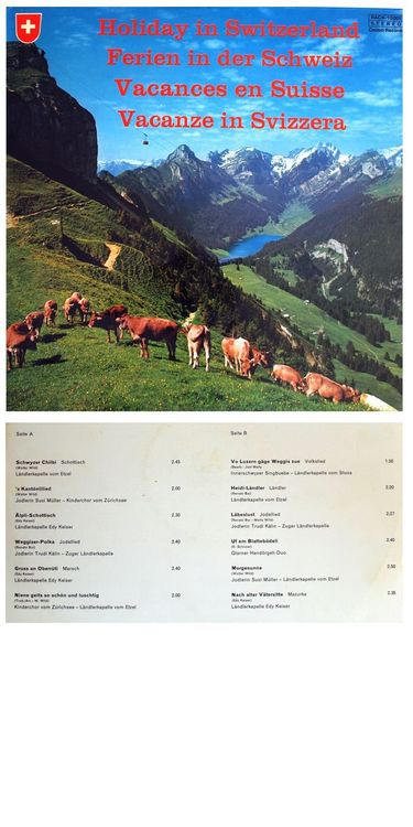 LP: Holiday in Switzerland (Gebraucht) in Trimmis für CHF 1 – mit Lieferung auf Ricardo kaufen