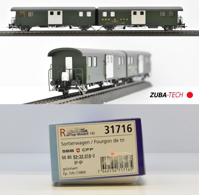 RailTop 31716 Sortierwagen SBB H0 GS OVP | Kaufen auf Ricardo