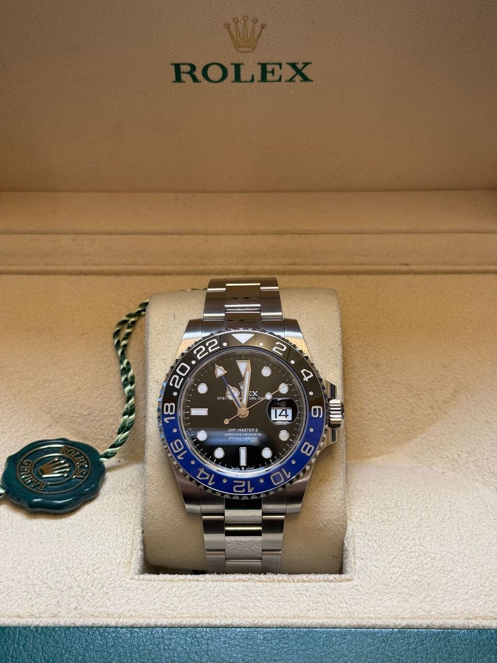 Rolex GMT MASTER II Batman 2022 Full Set Box and Papers (Gebraucht) in ...