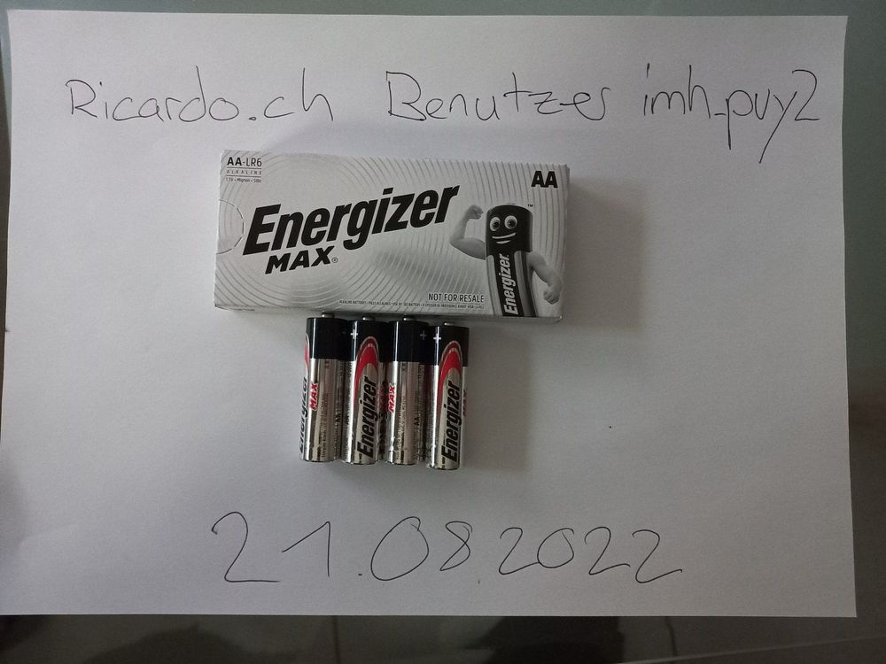 4x AA Batterie Energizer Max neu (Neu und originalverpackt) in Basel ...