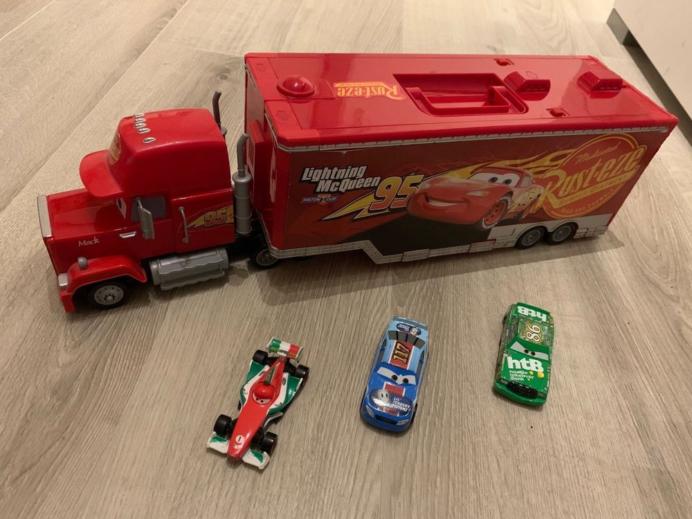 Disney Pixar Cars Mack Truck + 3 Autos | Kaufen auf Ricardo
