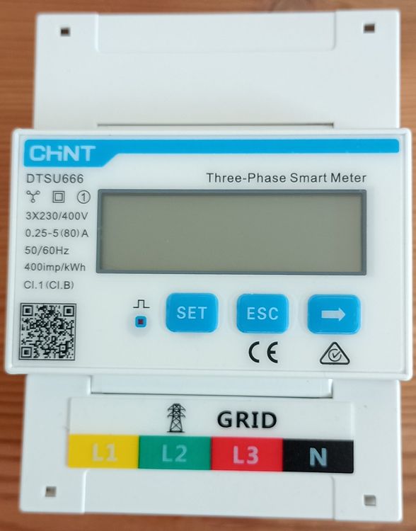 Smart Meter DTSU666 Chint/Sungrow zu Photovoltaik-Anlage (Neu und ...