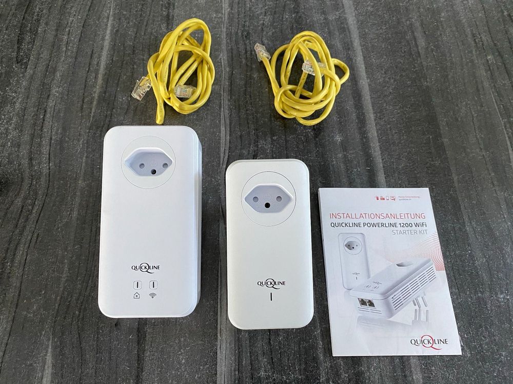 Quickline Powerline 1200 WiFi 2er set (Gebraucht) in Biberist für CHF ...