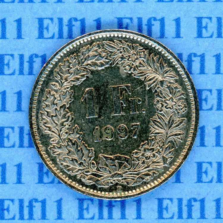 CHF___1.00 1997 -vz 1 Franken (Gebraucht) in Widnau für CHF 4 – mit Lieferung auf Ricardo kaufen