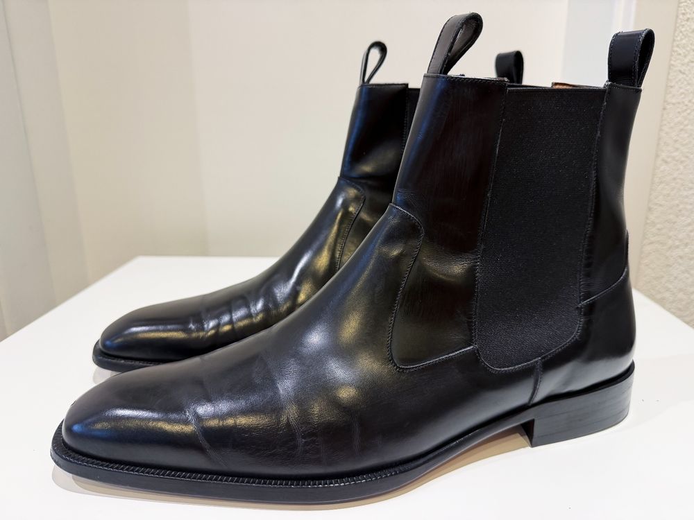 BALLY Chelsea Boots – Schwarz – EU 43 / US 10.5 – Made in IT (Gebraucht ...
