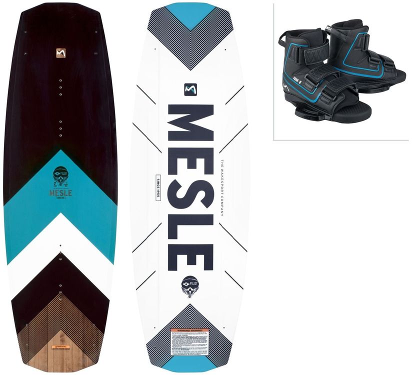 MESLE Wakeboard Set Pilot mit Fuse Bindung, 40-100+ kg, Fort | Kaufen ...