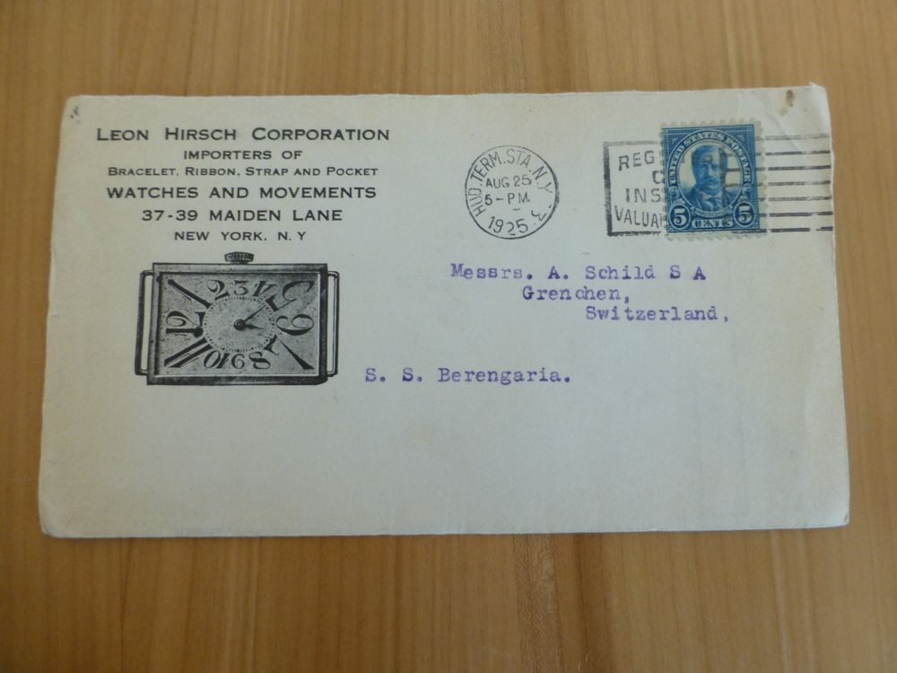 Grenchen/ USA, Leon Hirsch Corporation, 1925 (Gebraucht) in Bettlach ...