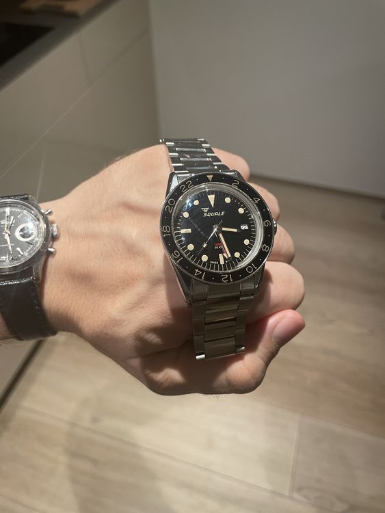 Squale GMT Steel Automatic Watch - Full Set, ab Service! (Gebraucht) in ...