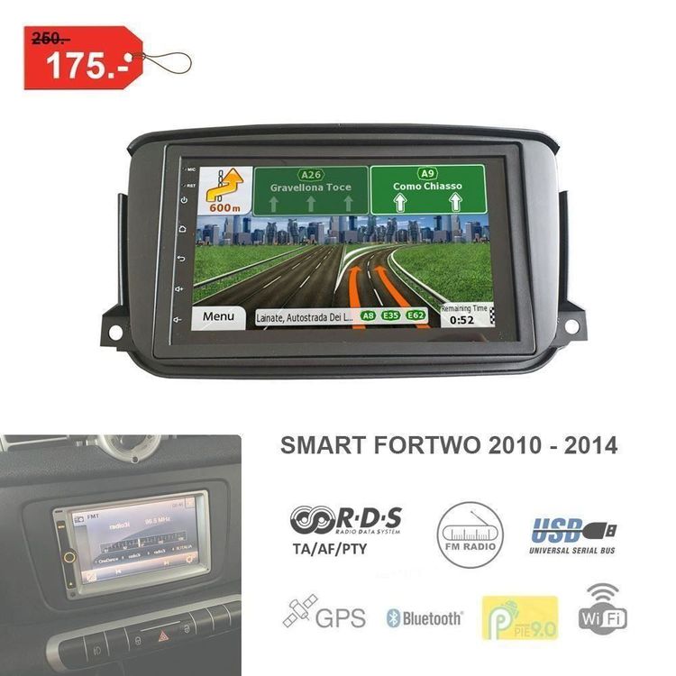 Smart ForTwo Autoradio (DAB+) Navi RDS (Neu und originalverpackt) in Chiasso für CHF 175 – mit ...