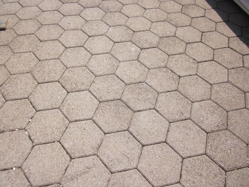 Verbundsteine 6 - Eck / Pflastersteine sechs Eck ca.55m² | Acheter sur ...