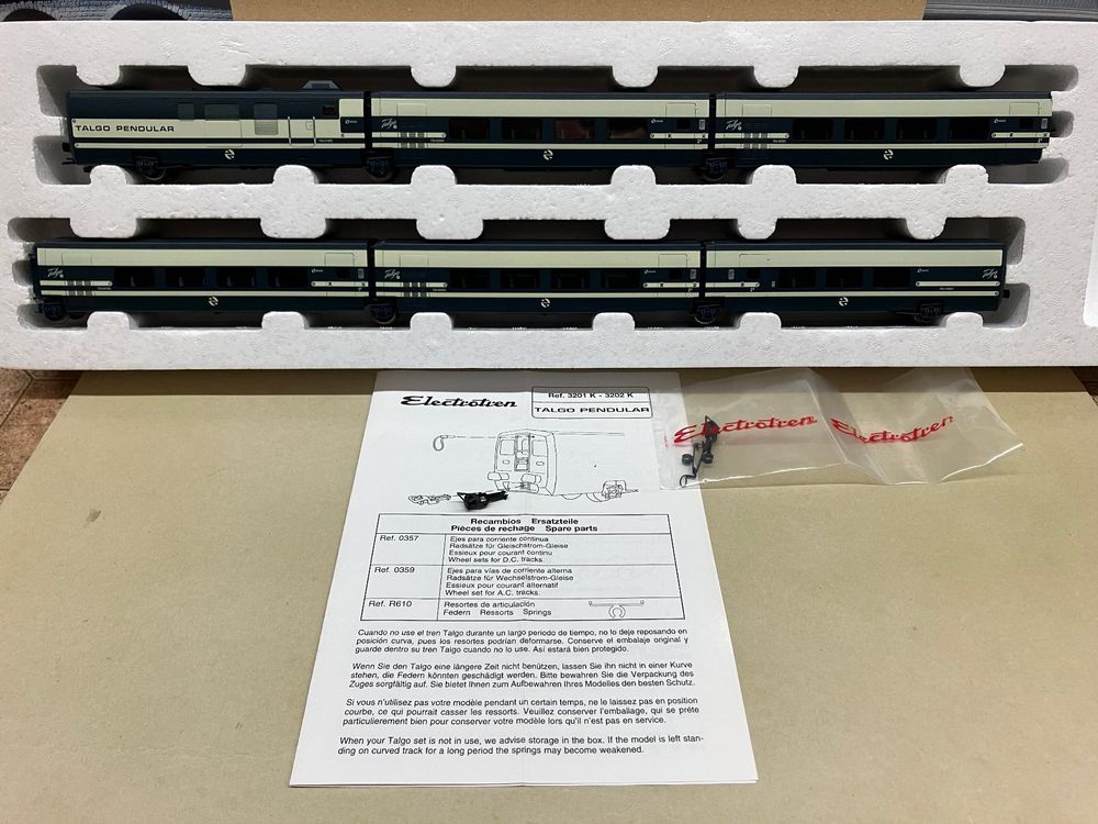 Electrotren 3201 K Set Talgo Pendular 200 Renfe, H0 GS (Gebraucht) in ...