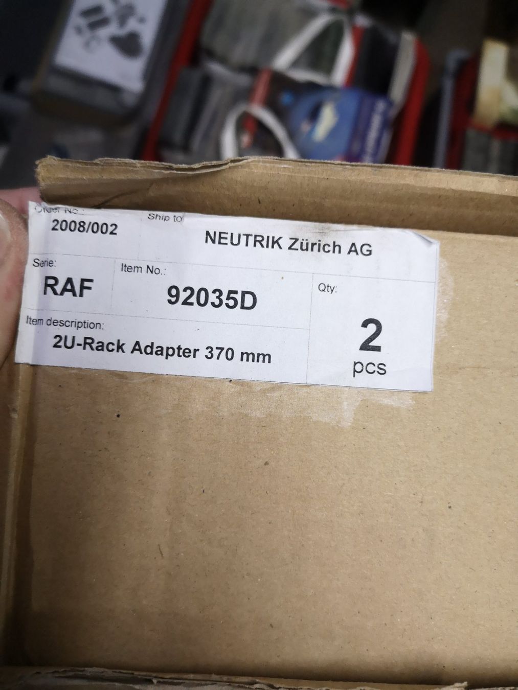 Neutrik 2HE Rack Wanne 370mm tief (Neu (gemäss Beschreibung)) in ...