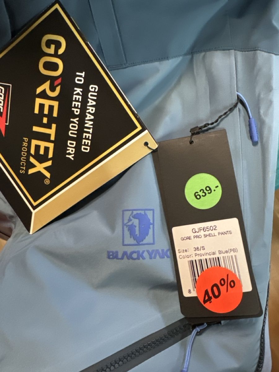 Blackyak Gore-Tex Pro Shell Hose, Gr. 36/S, Neu! Top! (Neu und ...