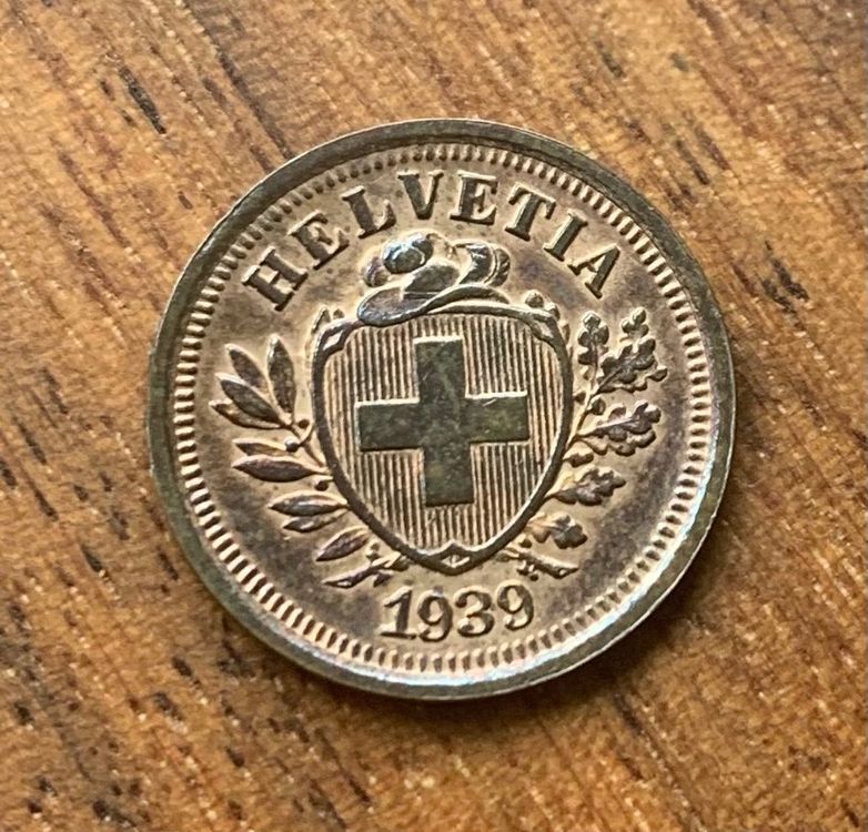 1 Rappen 1939 / RAR, nur 10'000 Stück! (Gebraucht) in Opfikon für CHF 48 – mit Lieferung auf ...