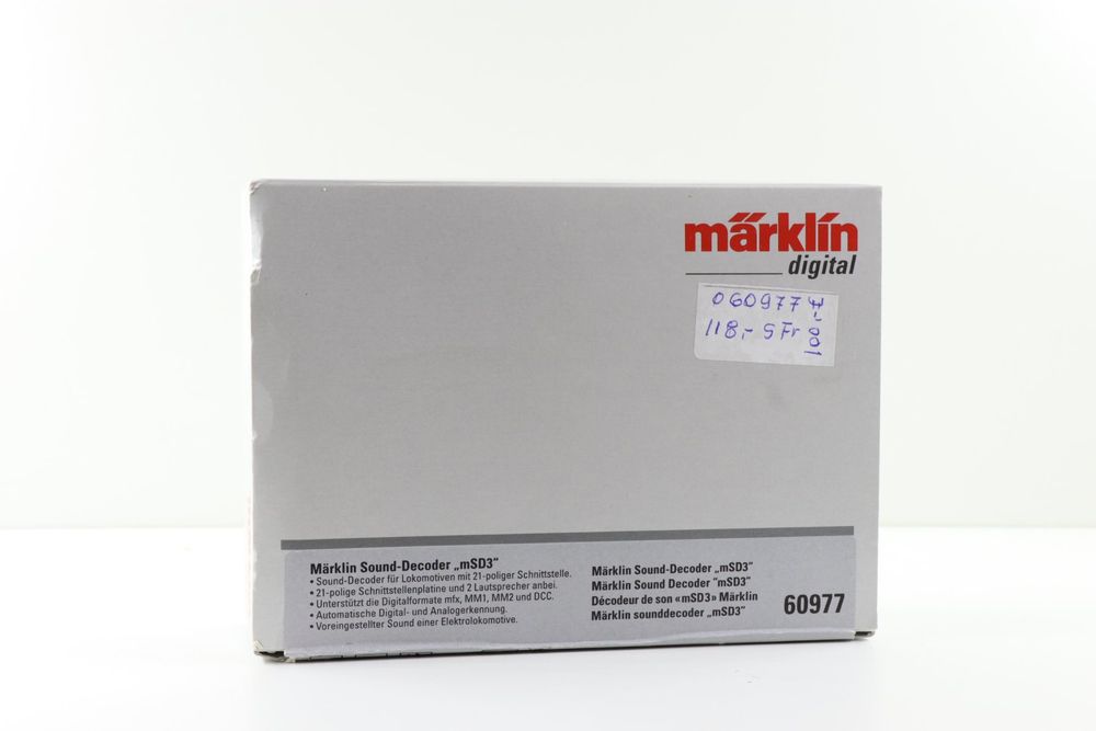 Märklin 60977 Sound-Decoder "mSD3" 21pol (Neu (gemäss Beschreibung)) in ...