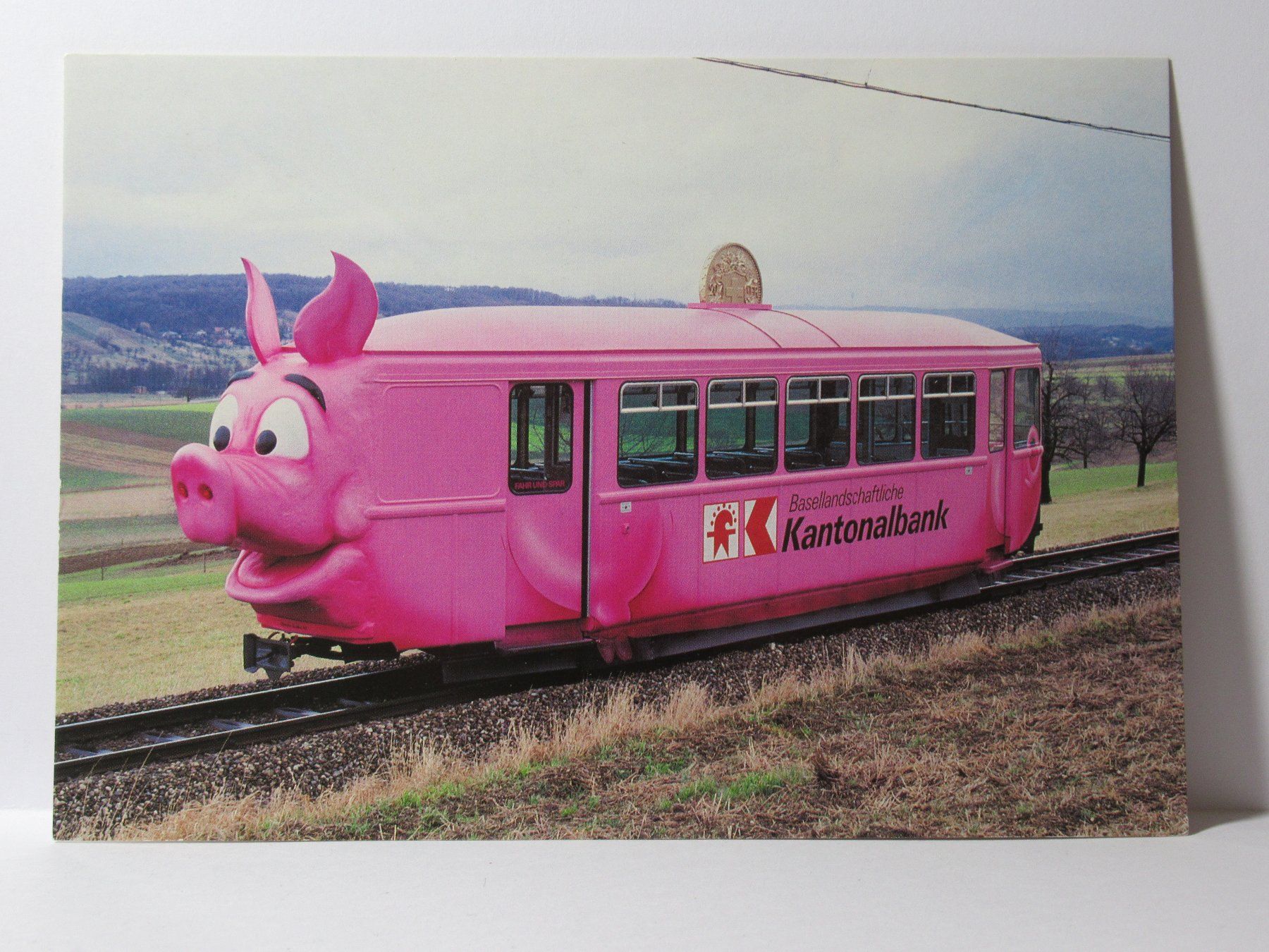 Basel , Transport AG , Sparsäuli , BVB - Anhänger B3 1338 (Neu (gemäss ...