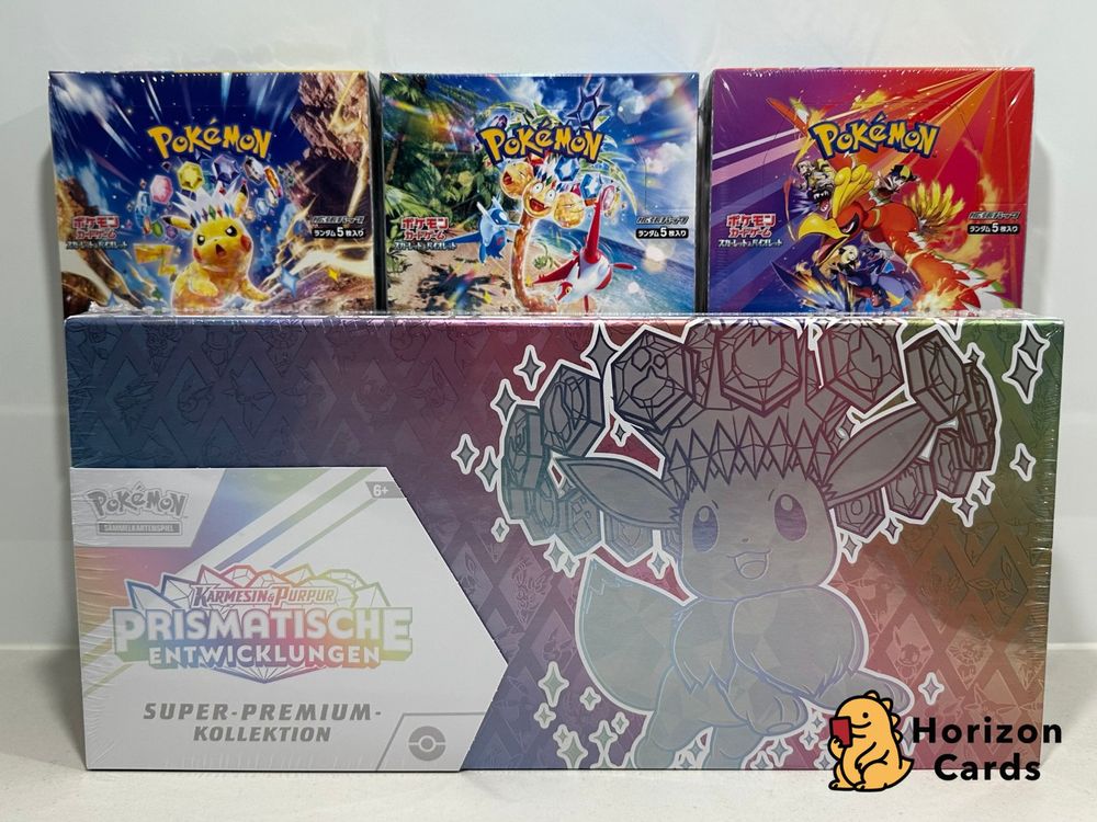 Pokemon Prismatische Entwicklungen Super Premium Collection (Neu und ...