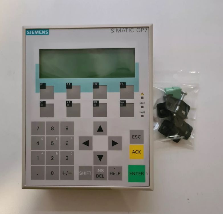 Siemens Simatic S7 OP7 LC Operator Panel (6AV3607-1JC20-0AX2 (Gebraucht ...
