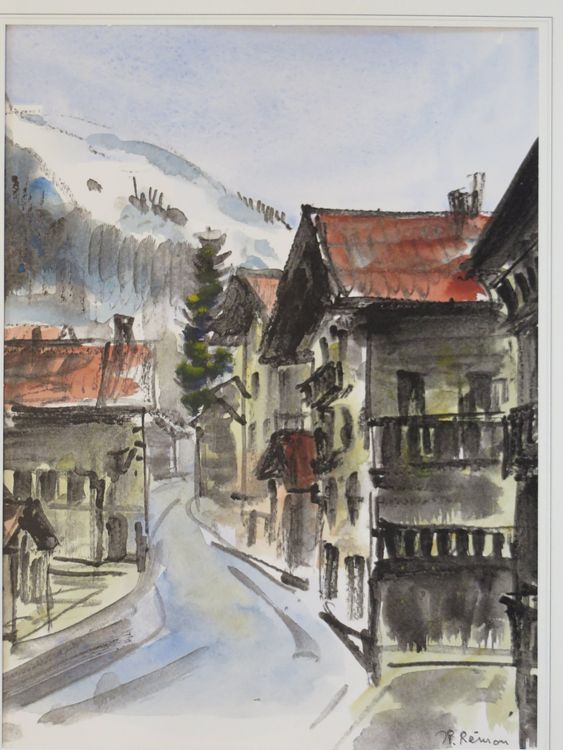Jean-Pierre Rémond 1928 original Aquarell (D'occasion) à Bad Ragaz pour ...