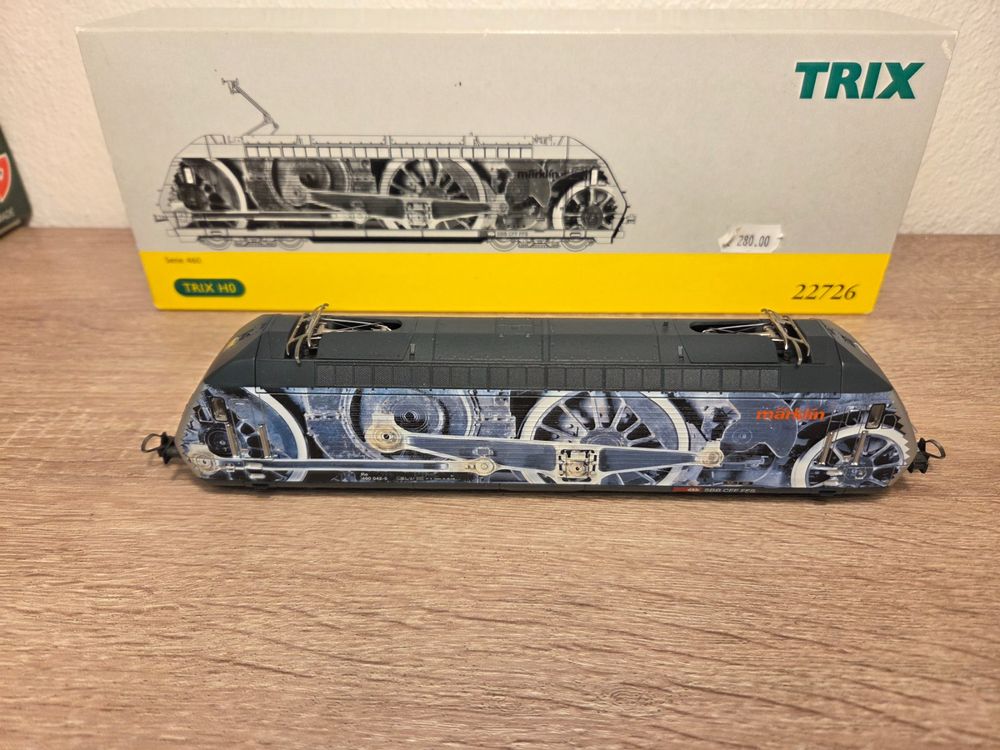 Trix 22726 E-Lok Re 460 "Industrie" SBB H0 (Neuf avec emballage d ...