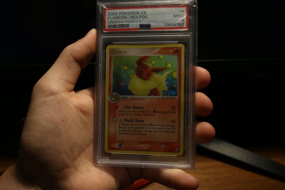 2005 POKEMON EX FLAREON-REV.FOIL UNSEEN FORCES Print Error! | Kaufen ...
