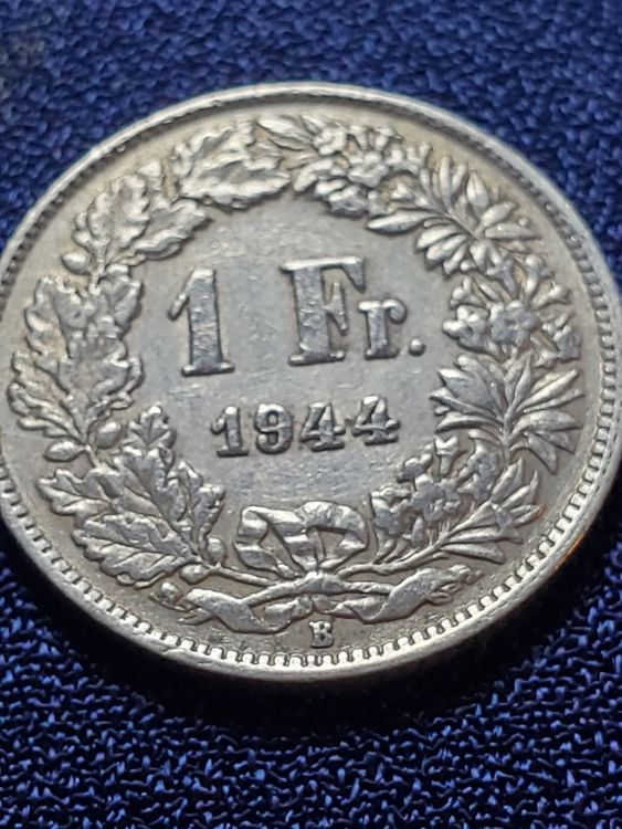 1 CHF 1944. Silbermünzen (Gebraucht) in Zürich für CHF 2.4 – mit Lieferung auf Ricardo kaufen