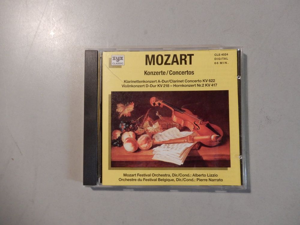 Mozart - Konzerte/Concertos - CD - Klassik - ZYX Classic (Gebraucht) in ...