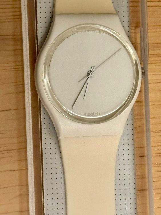 Swatch Gent White Out GW107 1987 (Neuf avec emballage d'origine) à ...