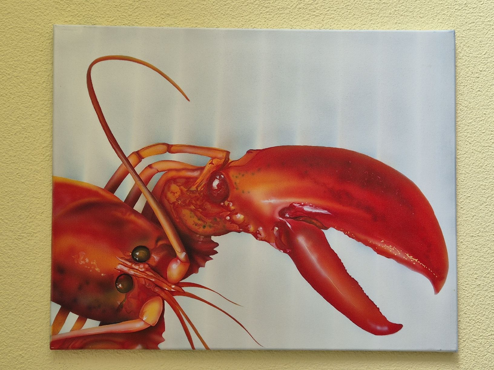 Grosses Airbrush Bild "Hummer" von Urs Künzler - 64 x 80cm (Gebraucht ...