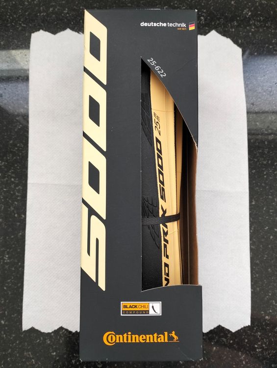 Continental Grand Prix 5000 25-622 (700x25C) (Neuf avec emballage d ...