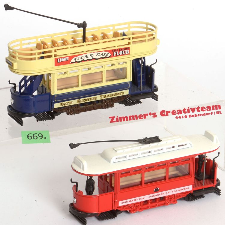 2 GORGI nostalgie Tram, Dick Kerr Typ Tram, ca. H0 (Gebraucht) in ...