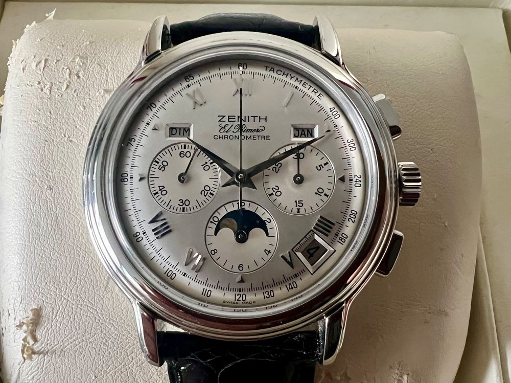 ZENITH Chronomaster El Primero Moonphase + box, SRP Fr.9’000 (Gebraucht ...