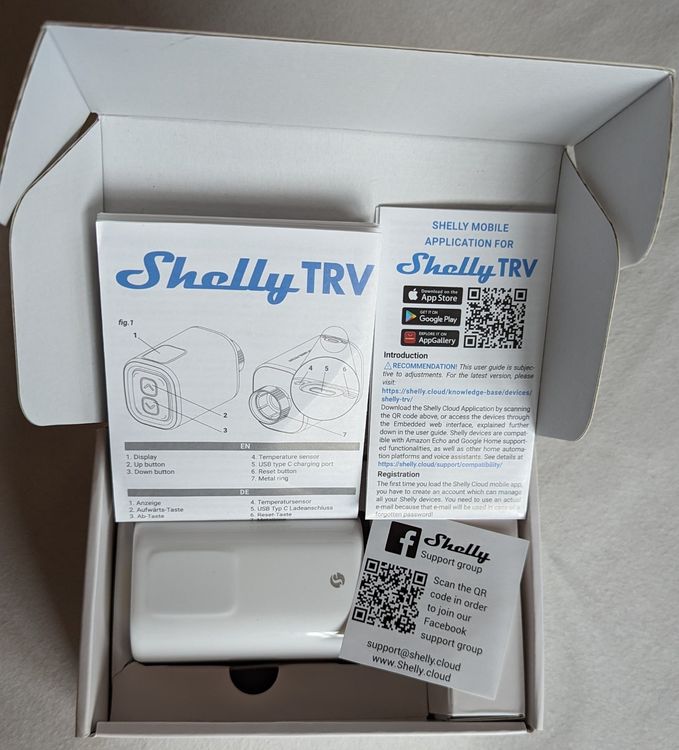 Shelly TRV - Smarter Heizkörper-Thermostat | Kaufen auf Ricardo